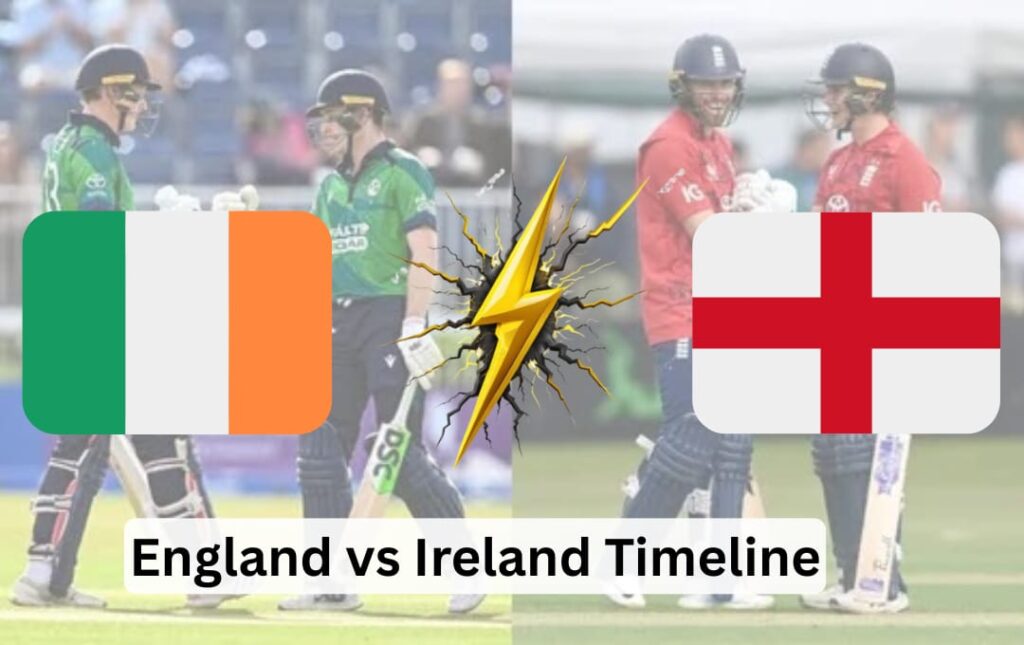 England National Cricket Team Vs Ireland National Cricket Team Timeline ...